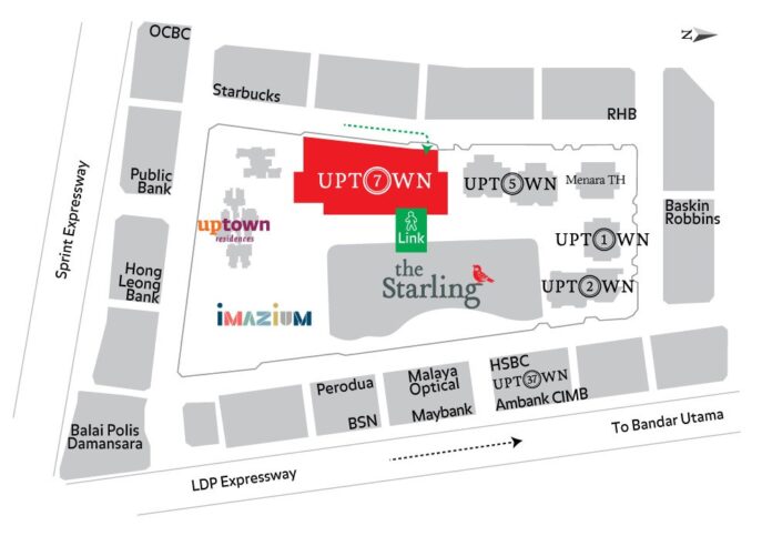 Uptown 7, Damansara Parking Info